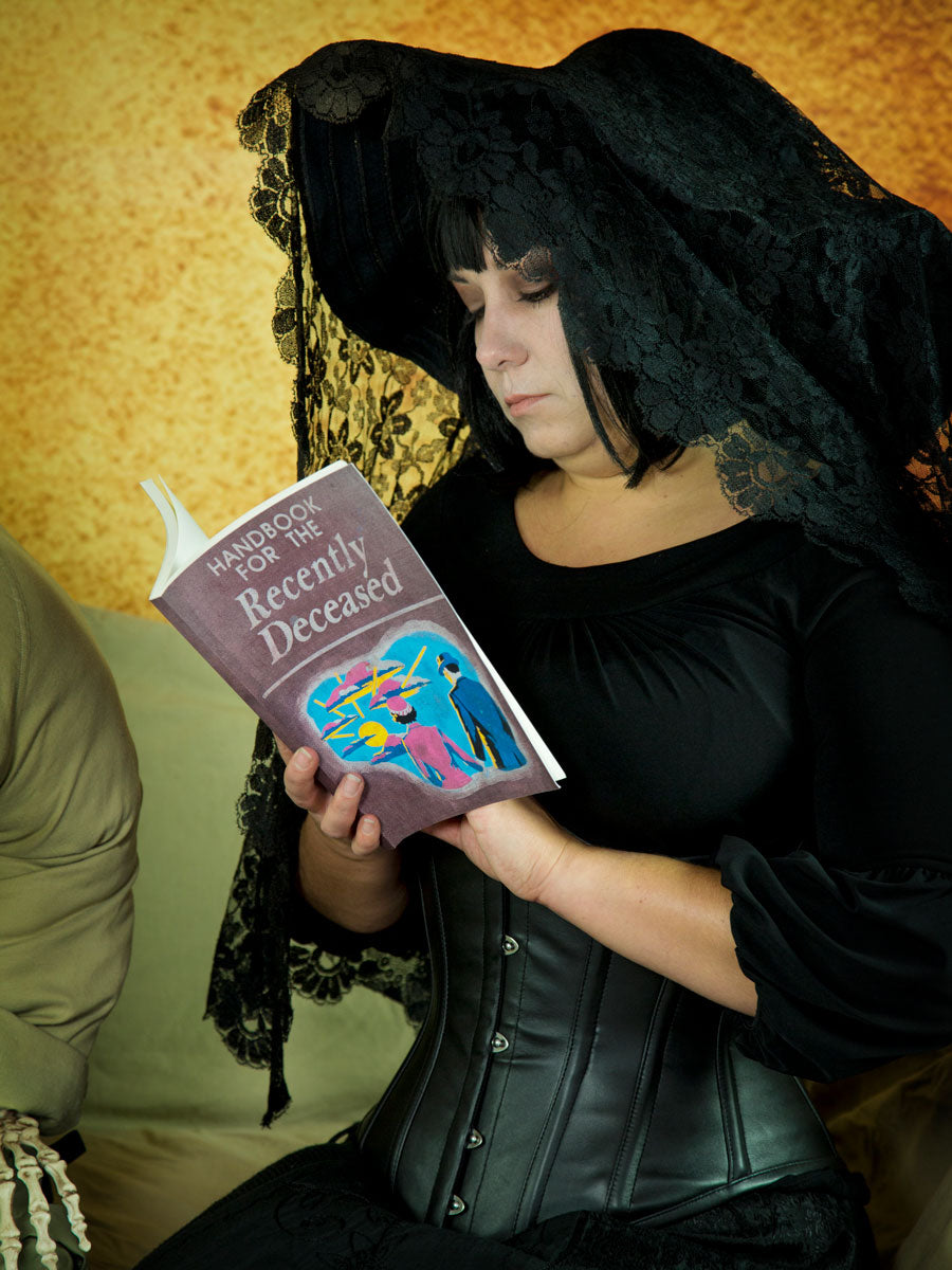 Plus Size Black Leather Corset - CS-345 | Orchard Corset